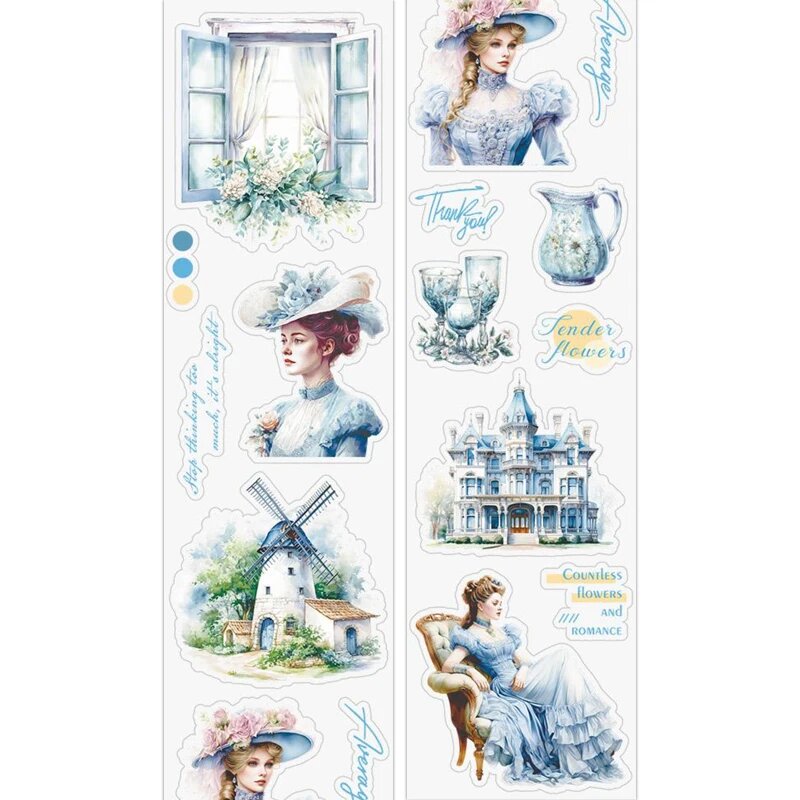 Mr. Paper винтажная высекальная лента 6 стилей S23552-6