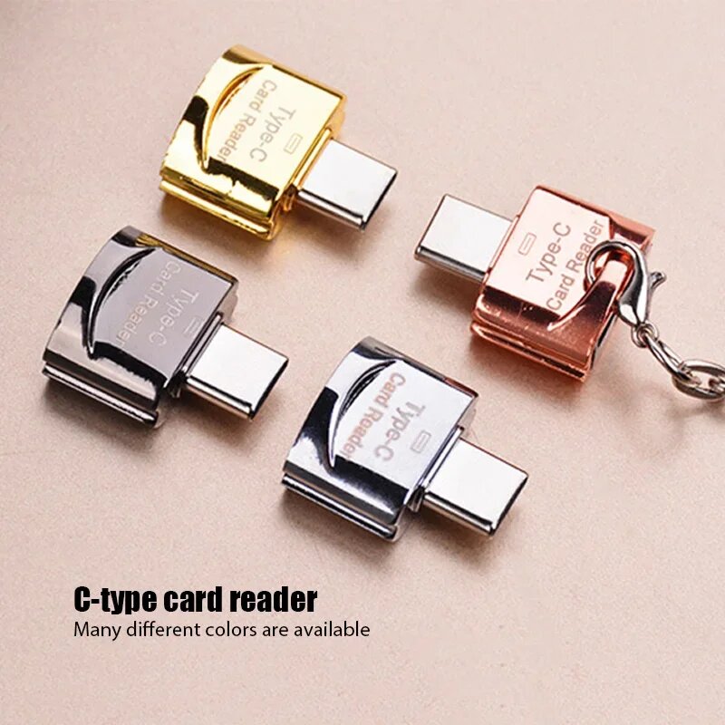 Адаптер USB Type-C Card Reader, Sliver — фото 1