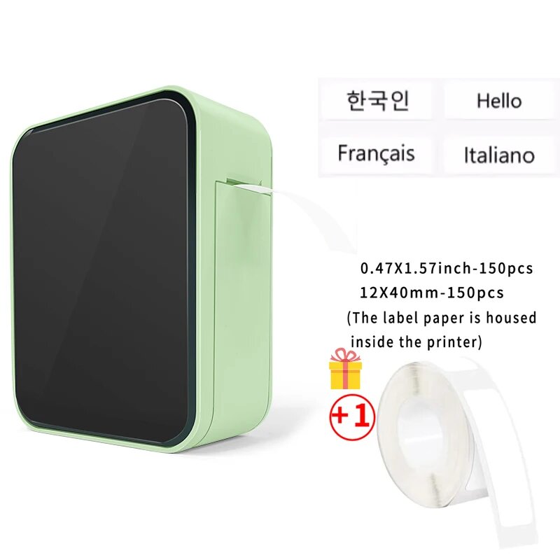 Мини-термопринтер этикеток MARKLIFE D110, цвет P15 matcha color
