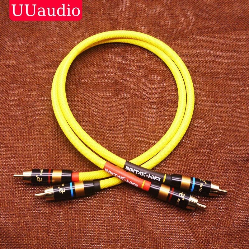 CANARE RCA кабель 0.3м, желтый, папа-папа