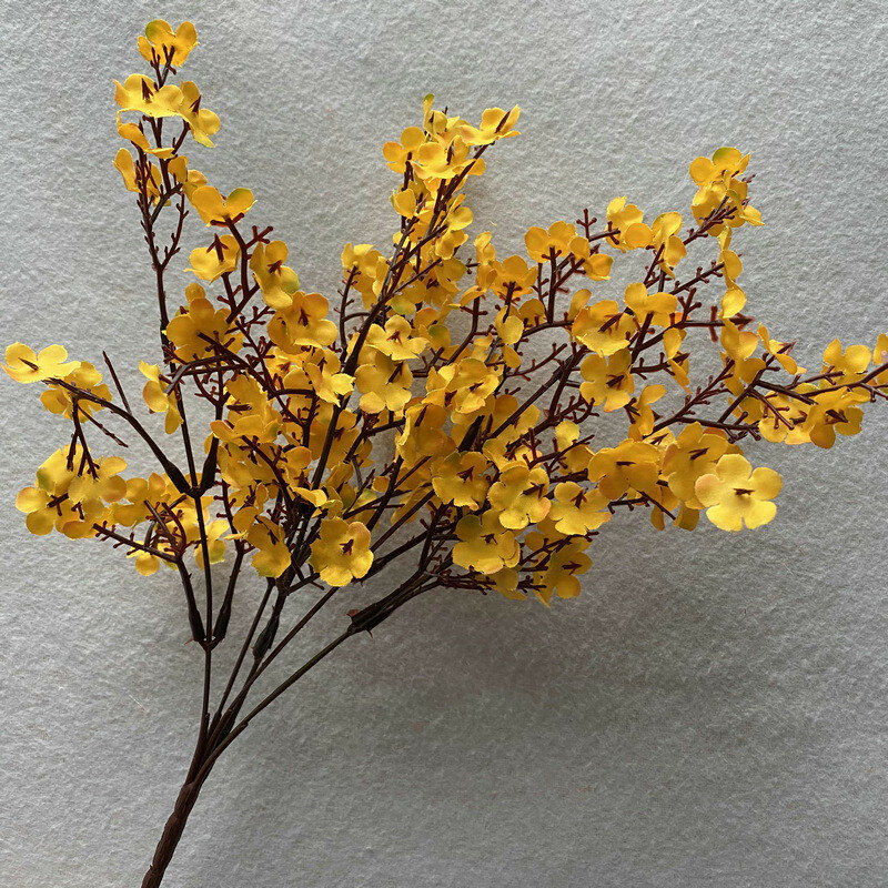 Поддельные цветы гвоздики для свадебного украшения стола оранжевый 52см