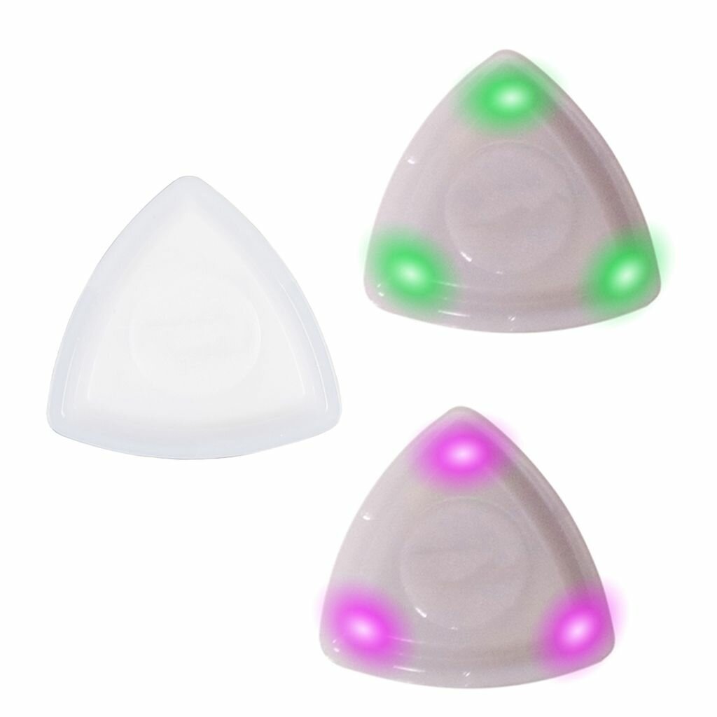 Медиаторы для гитары, электрические детали большого пальца, светодиодный медиатор гавайской музыкальный подарок, бас-плектры-1-е поколение