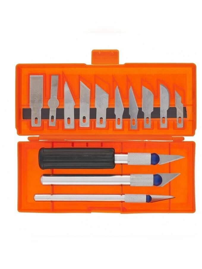 Набор резцов по дереву, пластмассовые рукоятки, 13 шт, Sparta 246165