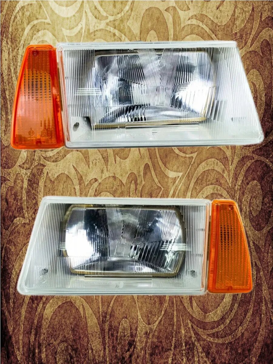 Фары передние на Ваз 2108/2109/21099, комплект 2шт, г. Киржач, стекло