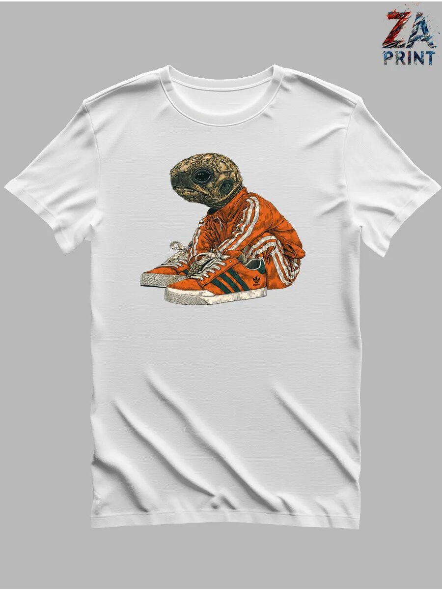 Футболка черепаха адидас