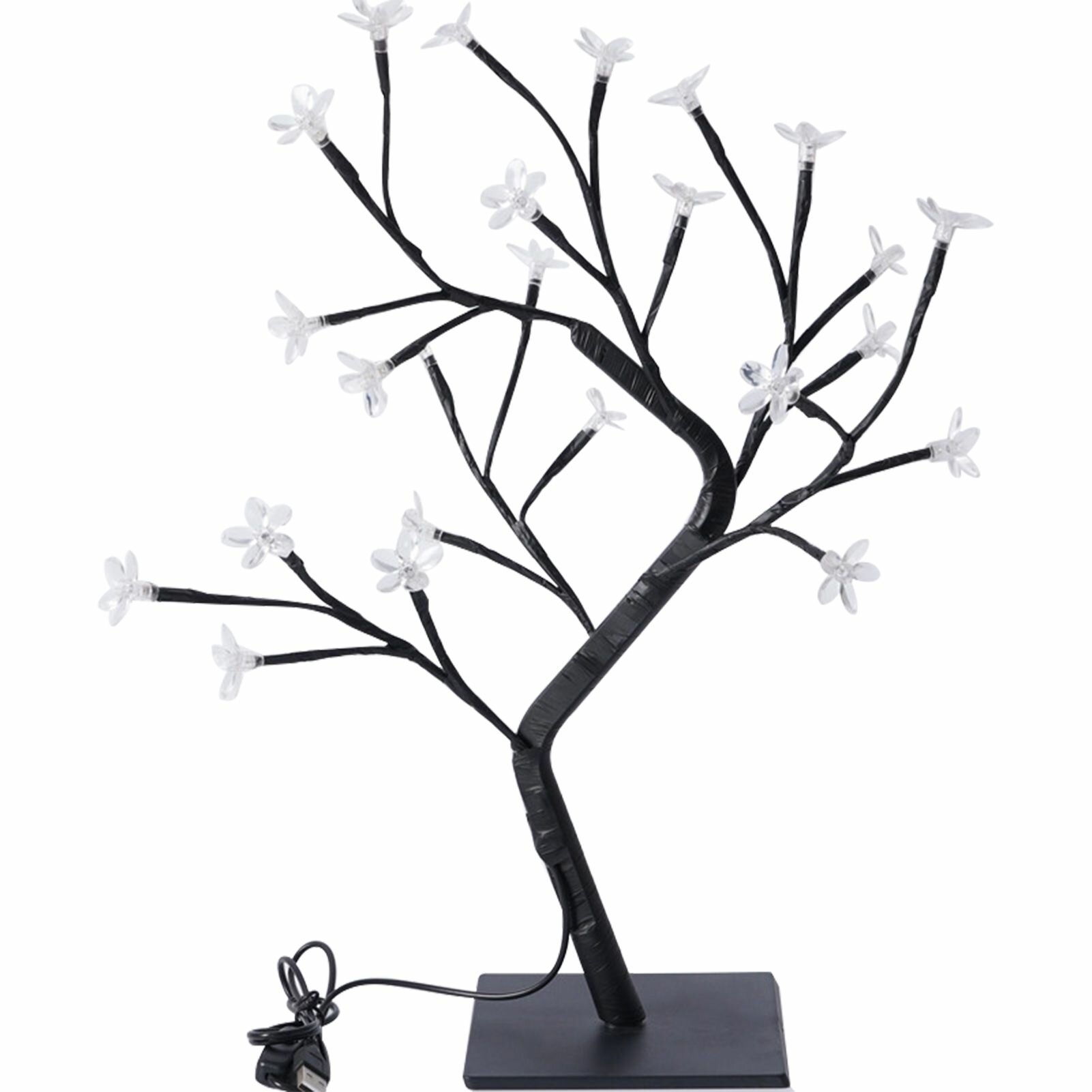 Лампа Cherry Blossom USB-переключатель из кованого железа