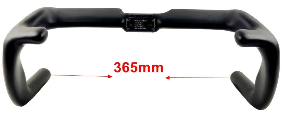 BIKEDOC New HB25 Руль из углеродного волокна 31.8 мм 365mm