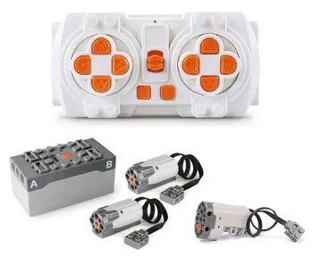 Запчасти для радиоуправляемой игрушки конструктора, набор электрики, моторчики, модули, пульт управления