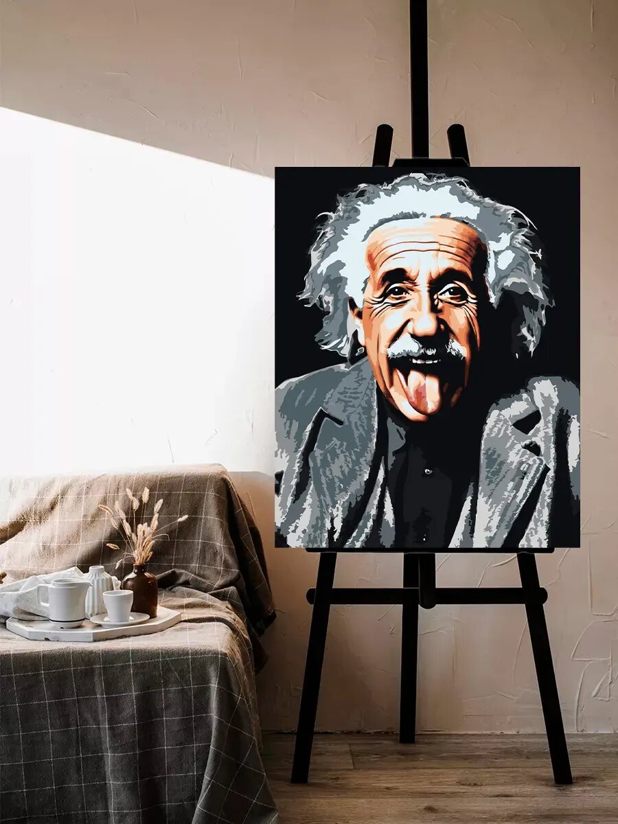 Картина по номерам Альберт Эйнштей Физик