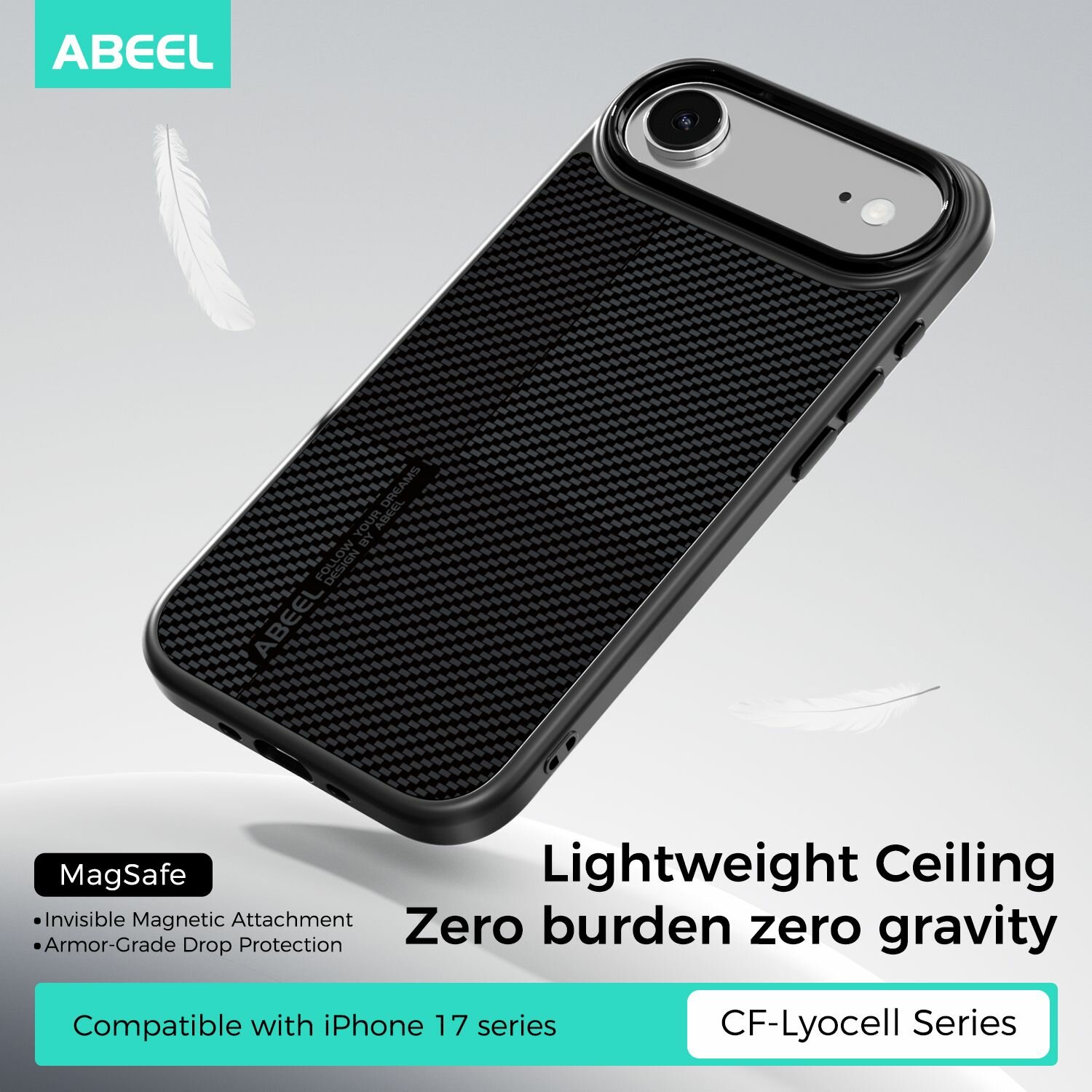 Чехол для Apple iPhone 17 Air (Эпл Айфон 17 Воздух) с функцией беспроводной зарядки Magsafe