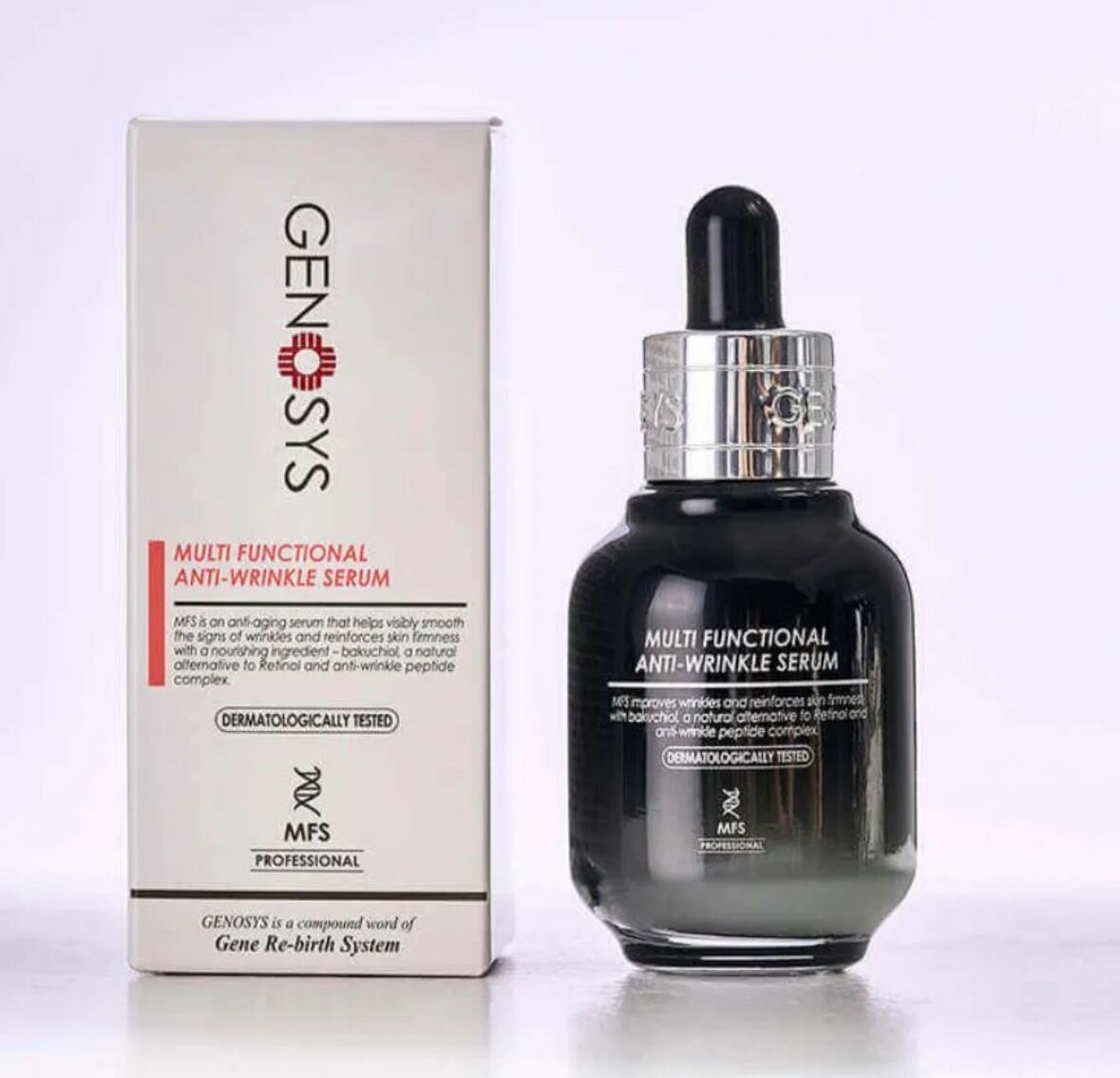 Genosys Multi Functional Anti-Wrinkle Serum Мультифункциональная сыворотка против морщин Антивозрастной уход для коррекции возрастных изменений кожи.