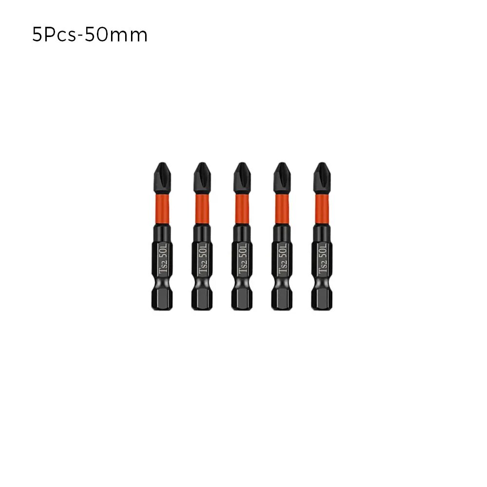 Набор магнитных крестовых бит KUAIQU PH2, 5 шт. 5 pcs 50mm