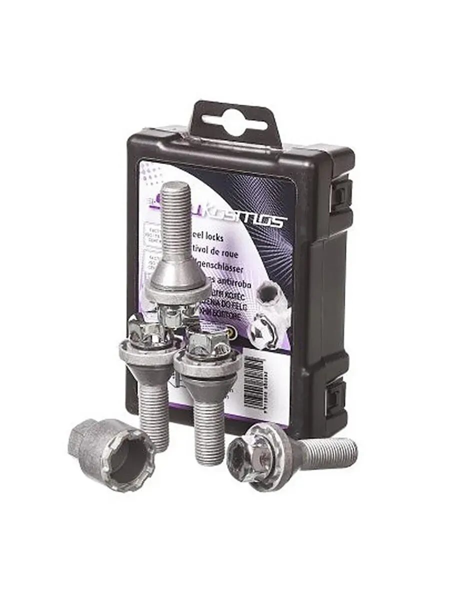 Секретки на колеса KOSMOS VV3/M (болты, M14x1.5, 1 ключ)