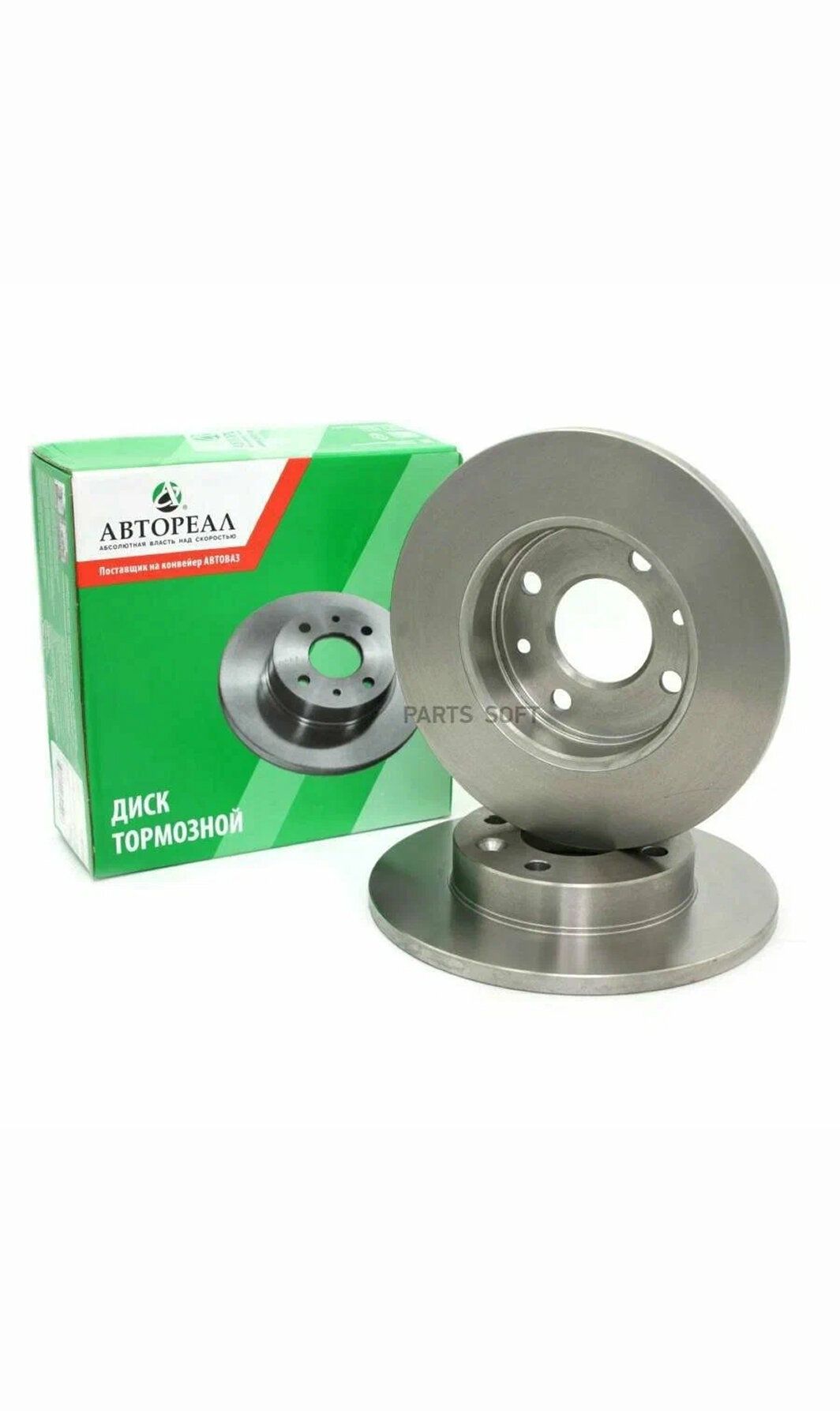Тормозной диск для Renault Logan, передний, вентилируемый, 238x12 мм, АвтоРеал AV0003