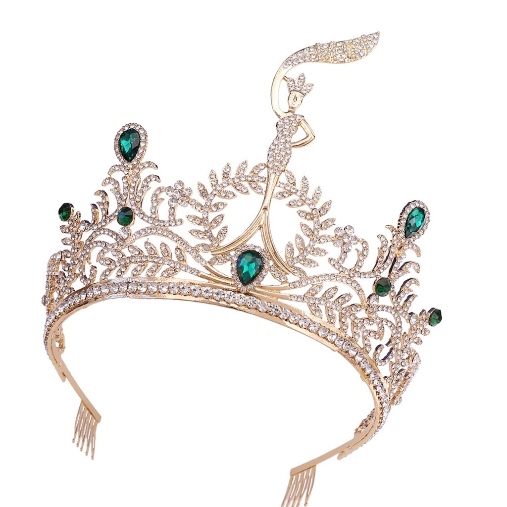 Элегантные многоцветные кристаллические короны с красочным театрализованным конкурсом уникальное очарование тиаров для выпускных и Хэллоуина