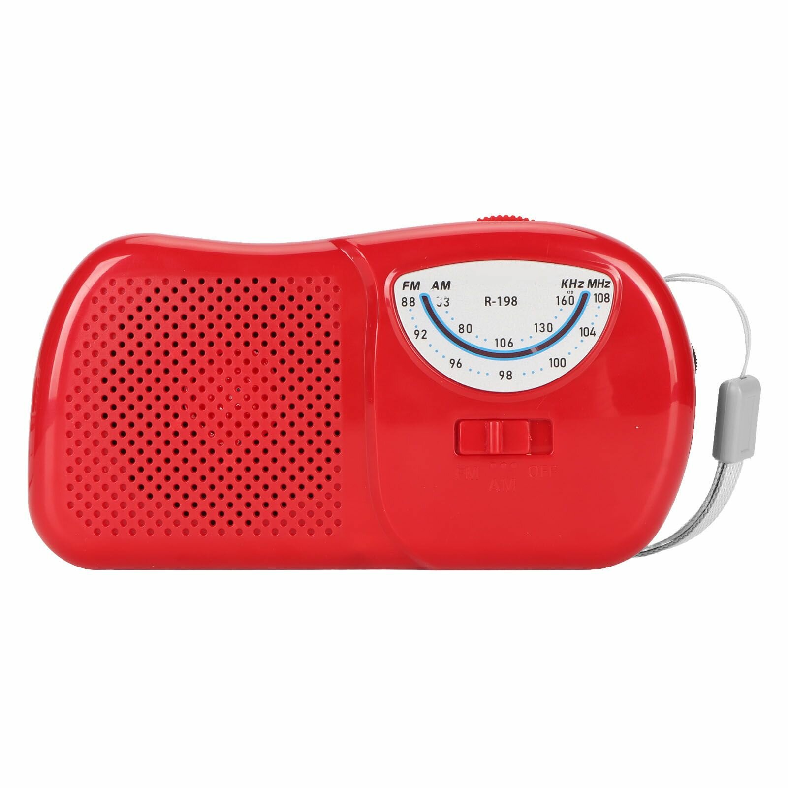 FM AM FM AM радио красное