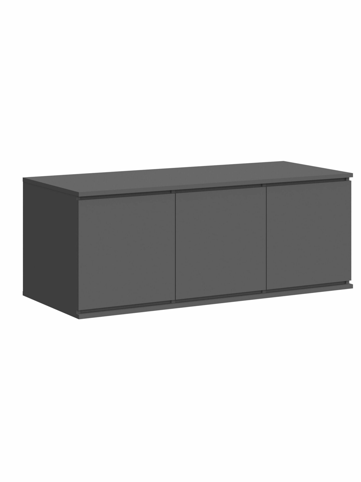 Антресоль Челси к шкафу 1200х458х514 (Графит) МИФ