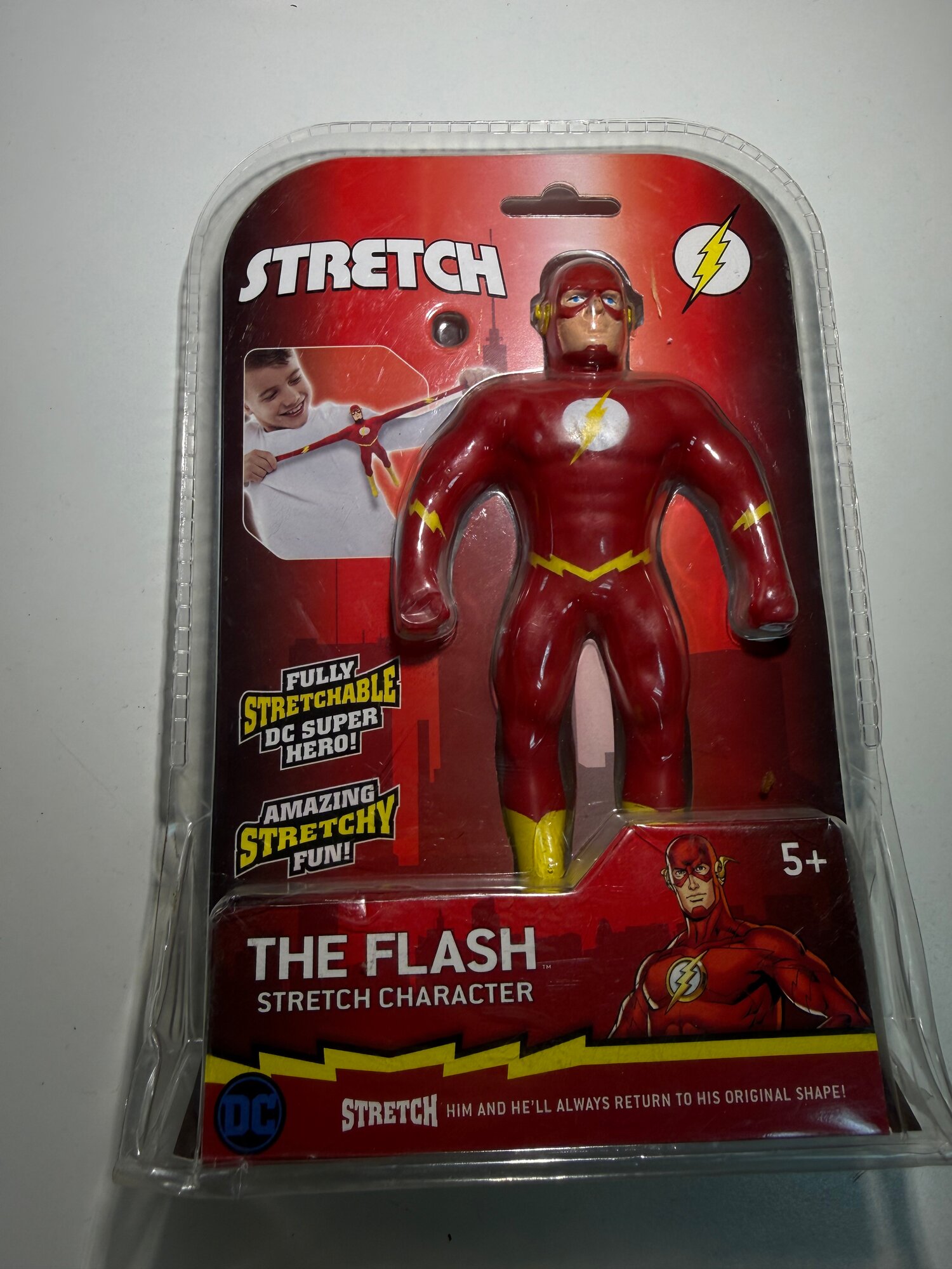 Фигурка Stretch Mini Flash, тянущаяся, гелевый наполнитель, 18см, красная
