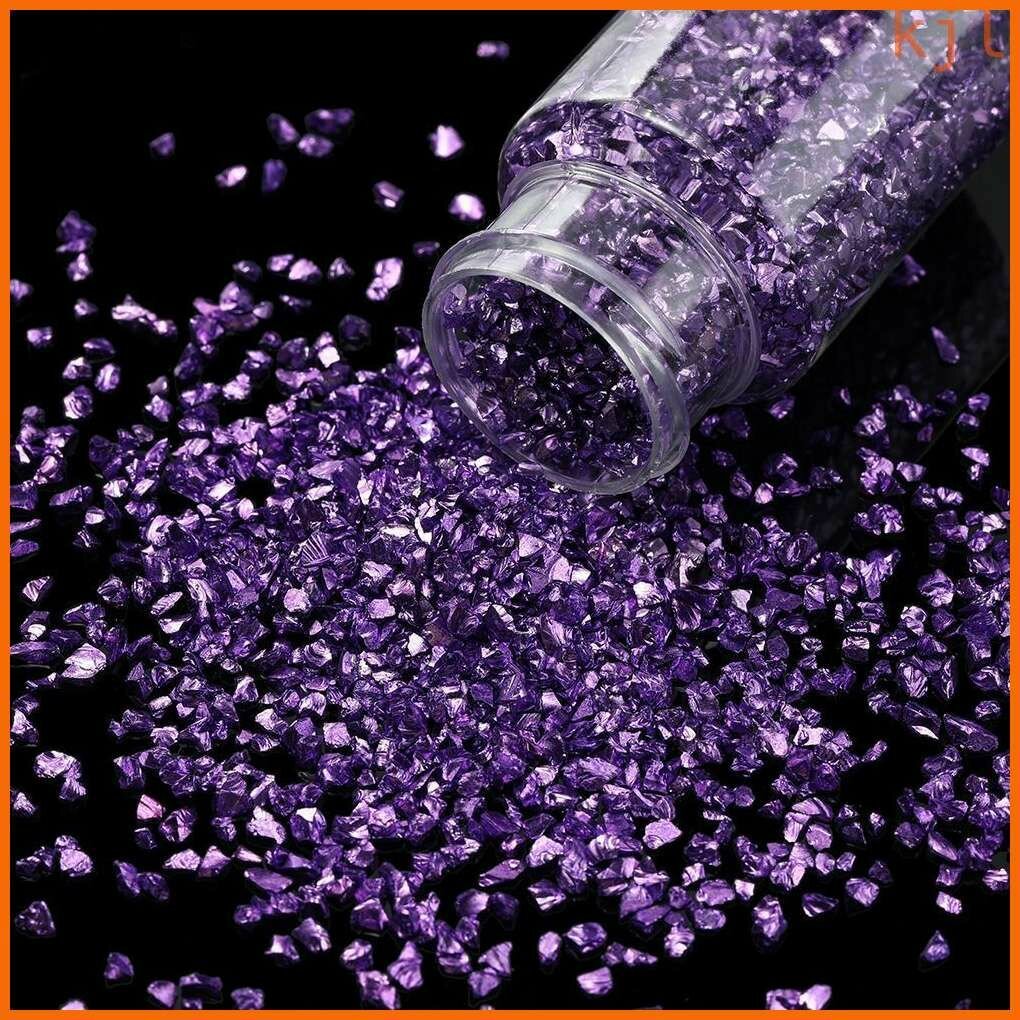 Популярен осеньюКристаллы для эпоксидной смолы / стеклянная крошка / алмазная, 30ml, Цвет фиолетовый