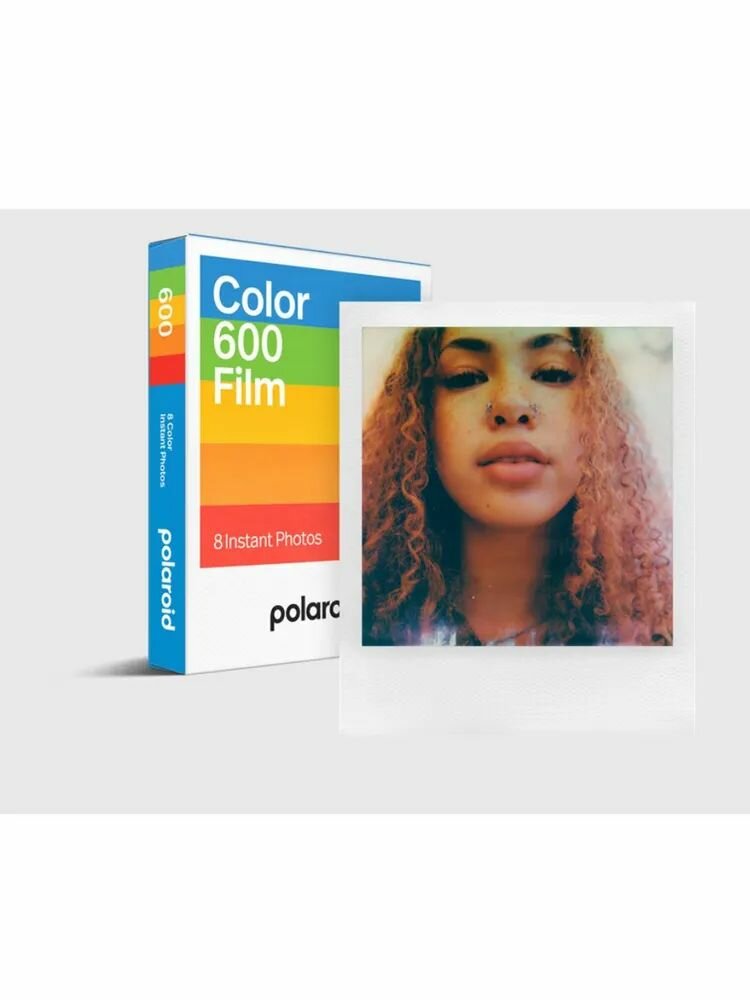 Цветная кассета для Полароид 8 фото (Polaroid Color 600/636)-произведен в 2025 году
