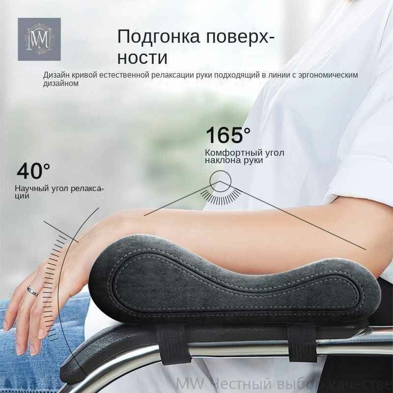Мягкие подлокотники для офисного, компьютерного, игрового кресла / Чехол накладка на подлокотники