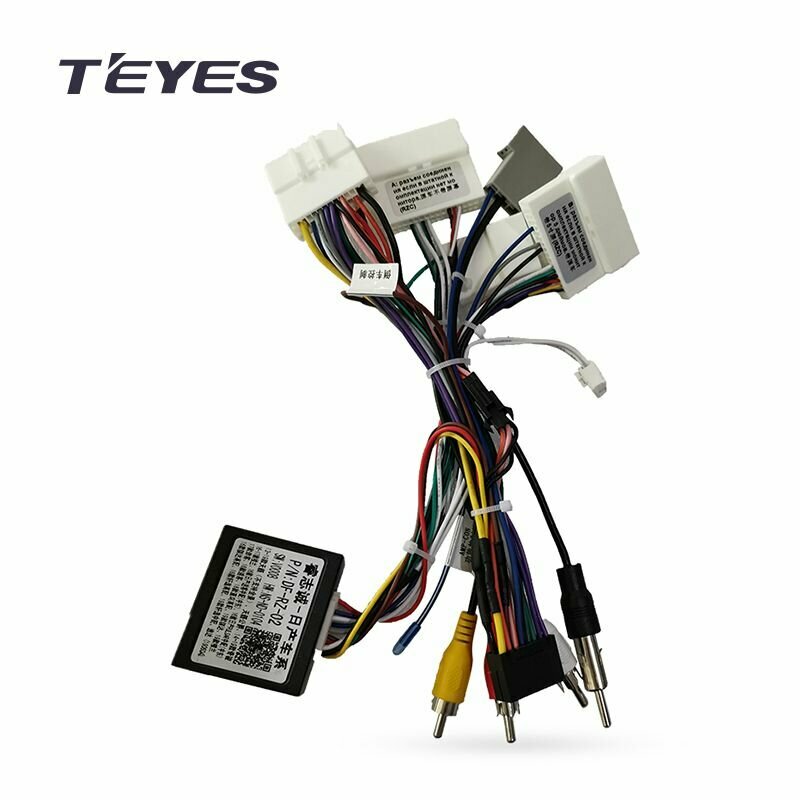 Разъем-переходник Teyes 16 pin для подключения Android магнитолы в TEYES For Nissan X-Trail 3 T32 2013-2017 для комплектаций А и В с Canbus RZC
