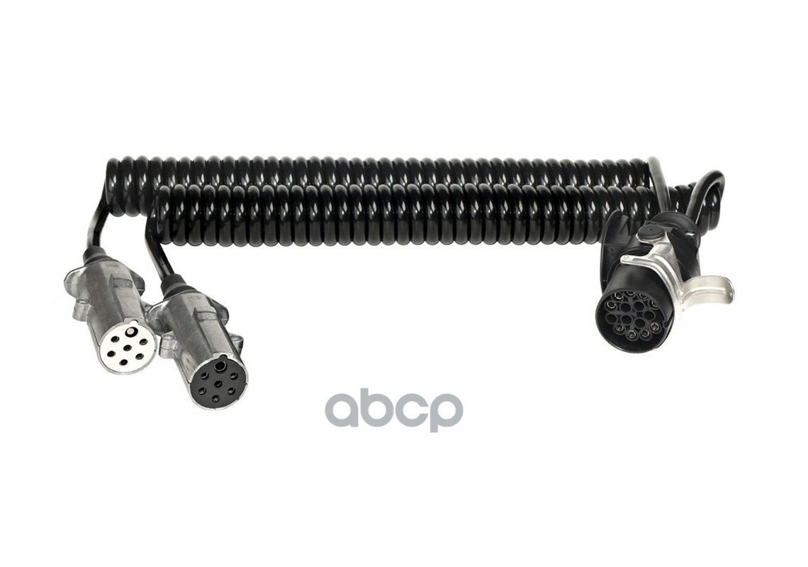 Кабель спиральный! ADR, 2 пров, центр,15 пол, вых.7/7 и 7/6 пол, Lmax 4500, IP69K VIGNAL арт. D16136