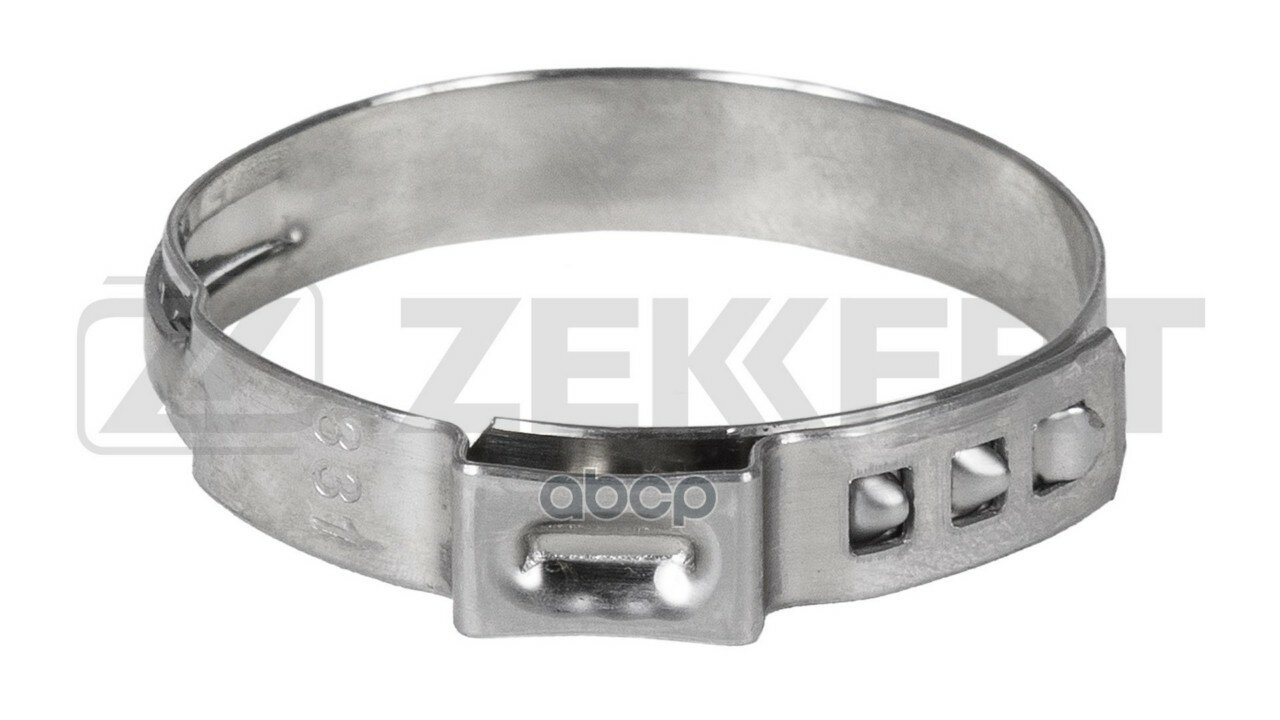 Хомут ушковый 29 9-33 1 мм (нерж. сталь) Zekkert арт. be-5052