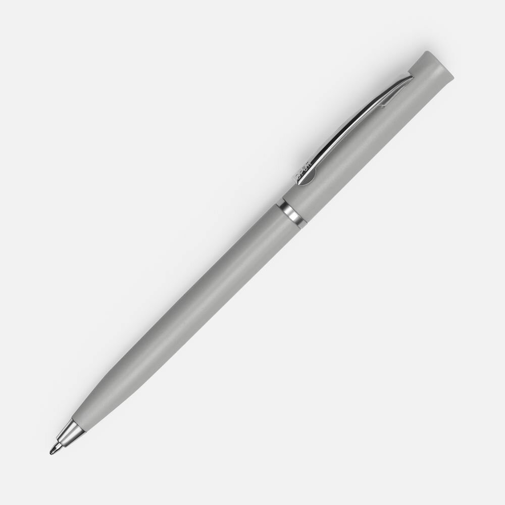 15 шт. Ручка шариковая Euro Chrome, темно-серая, Open
