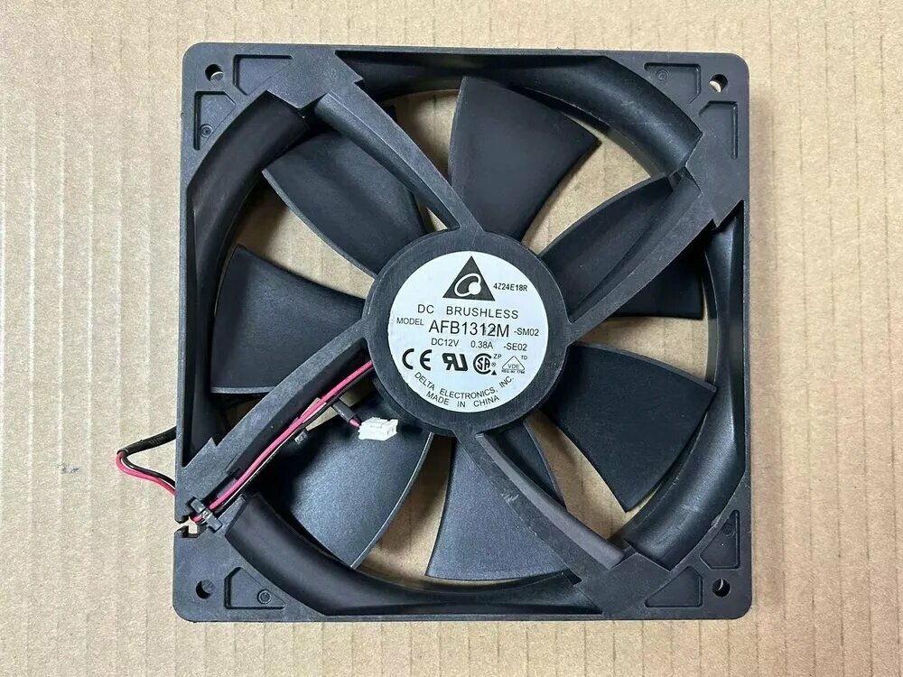 Для Delta 13525 AFB1312M 13,5 см 135 мм DC 12V 0.38A 2Wie Case осевой вентиляторы -