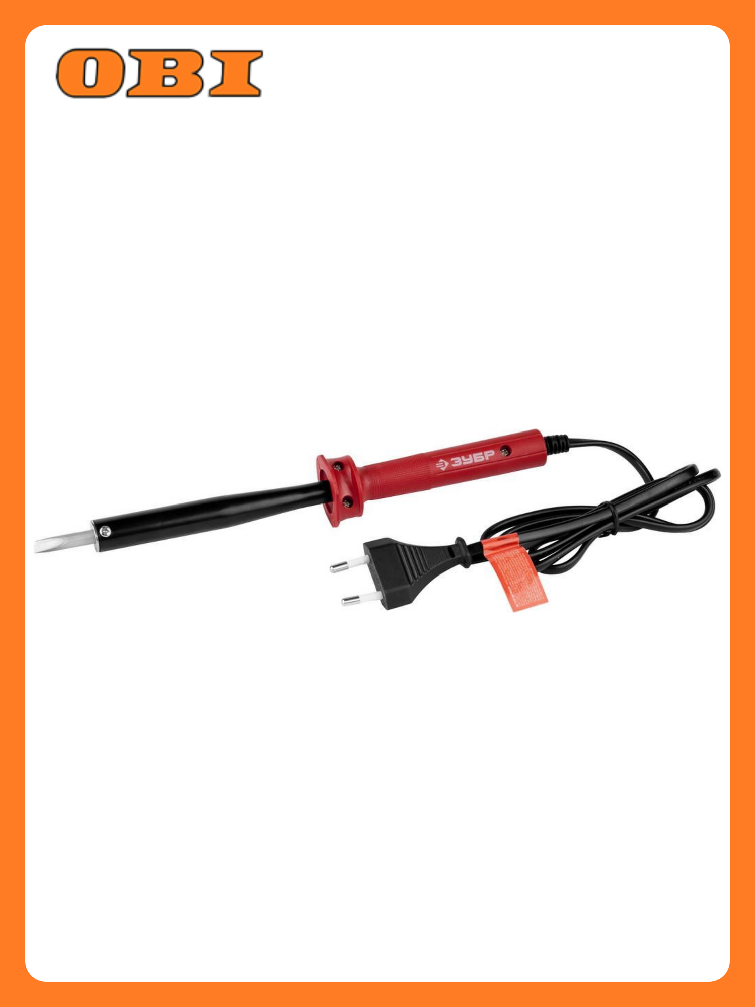 Паяльник электрический ЗУБР 80 Вт