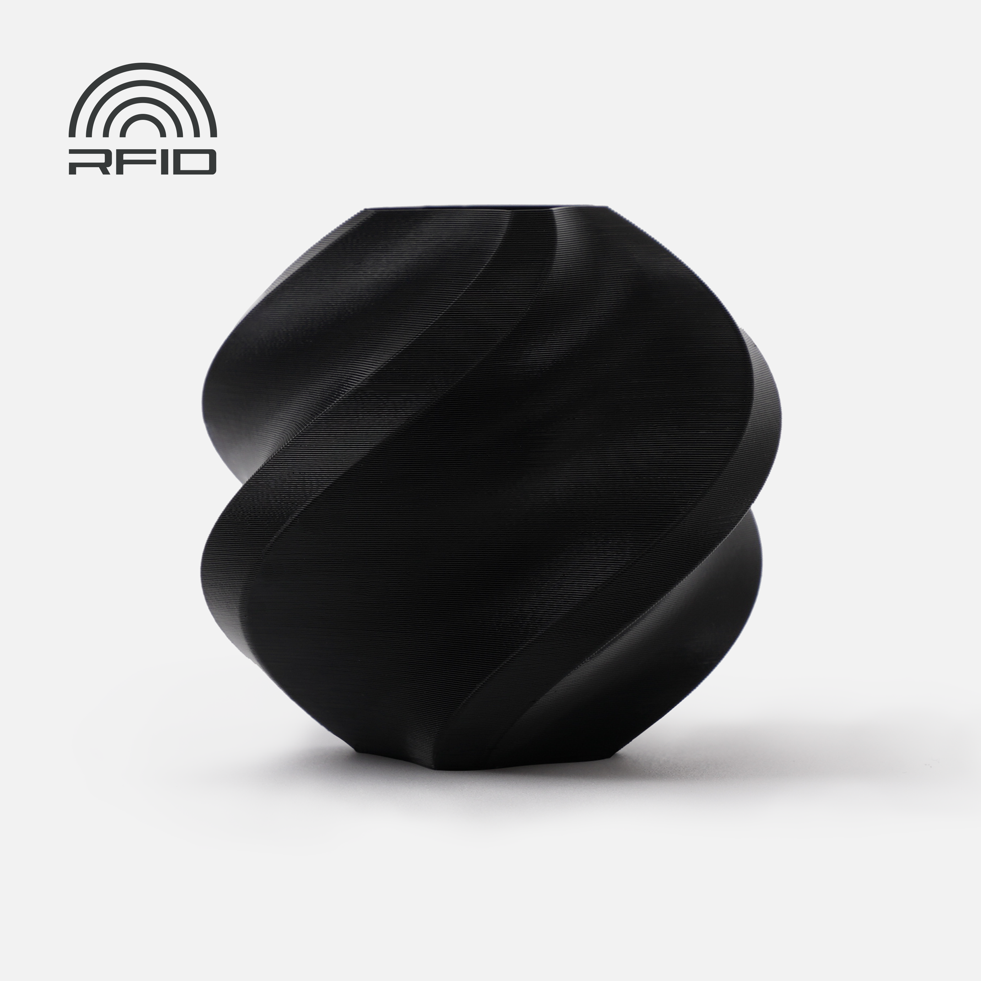 Пластик PLA Basic Bambu Lab, 1кг (Без катушки), Black (10101), черный