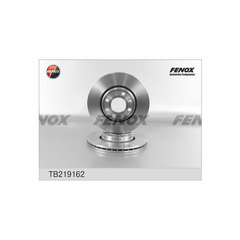 Диск тормозной FENOX TB219162 для а/м Renault Logan 05-, Logan MCV 07-, Clio I/II, Megane I, Kangoo 01-, Nissan Kubistar 03