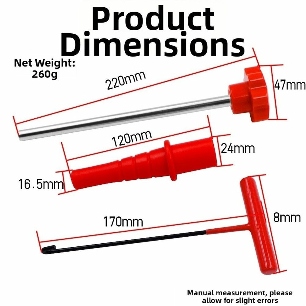Набор из 4 инструментов для установки ниппелей в шины. Быстрое снятие без снятия шины.