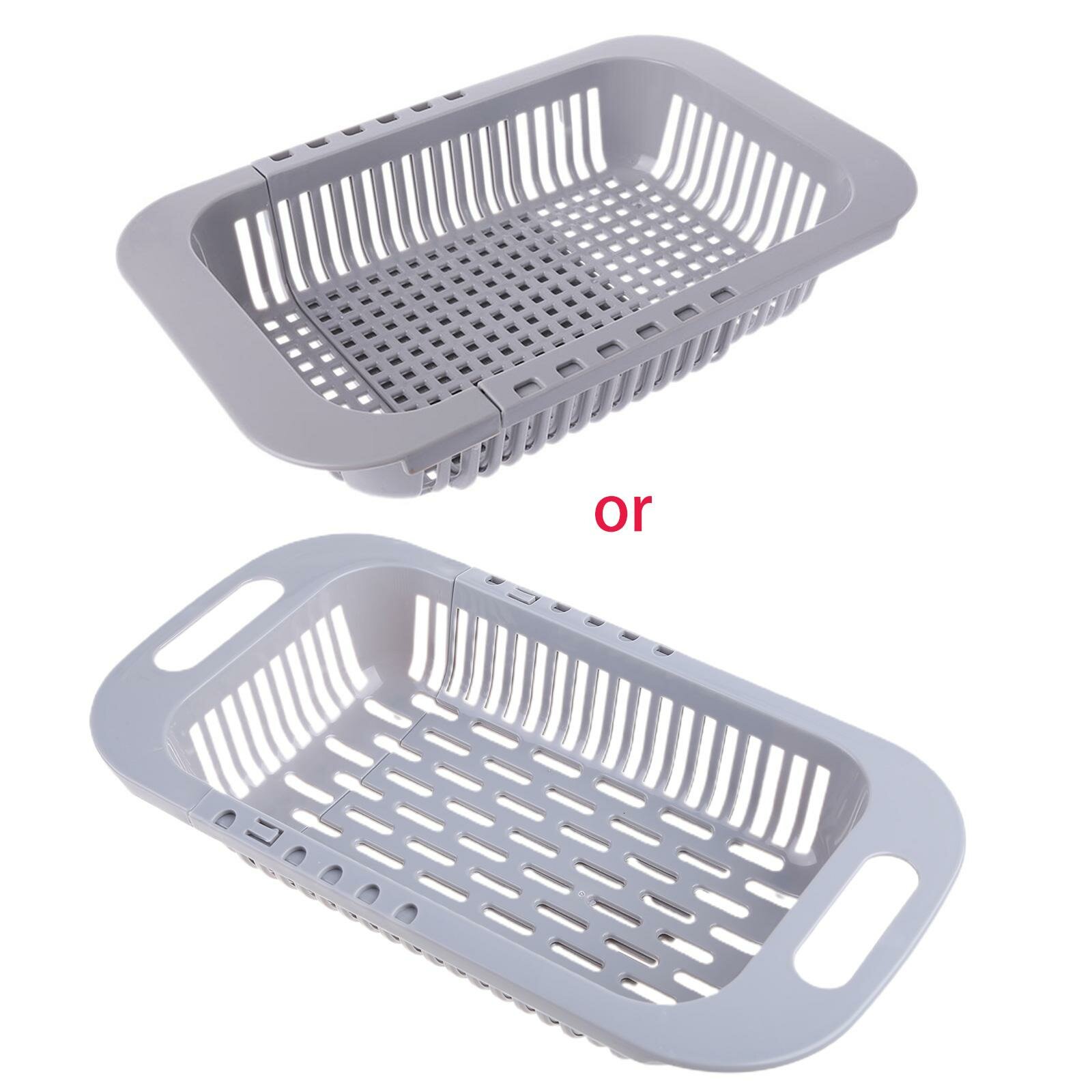 Сушилка для посуды с регулировкой над раковиной, Светло-серый