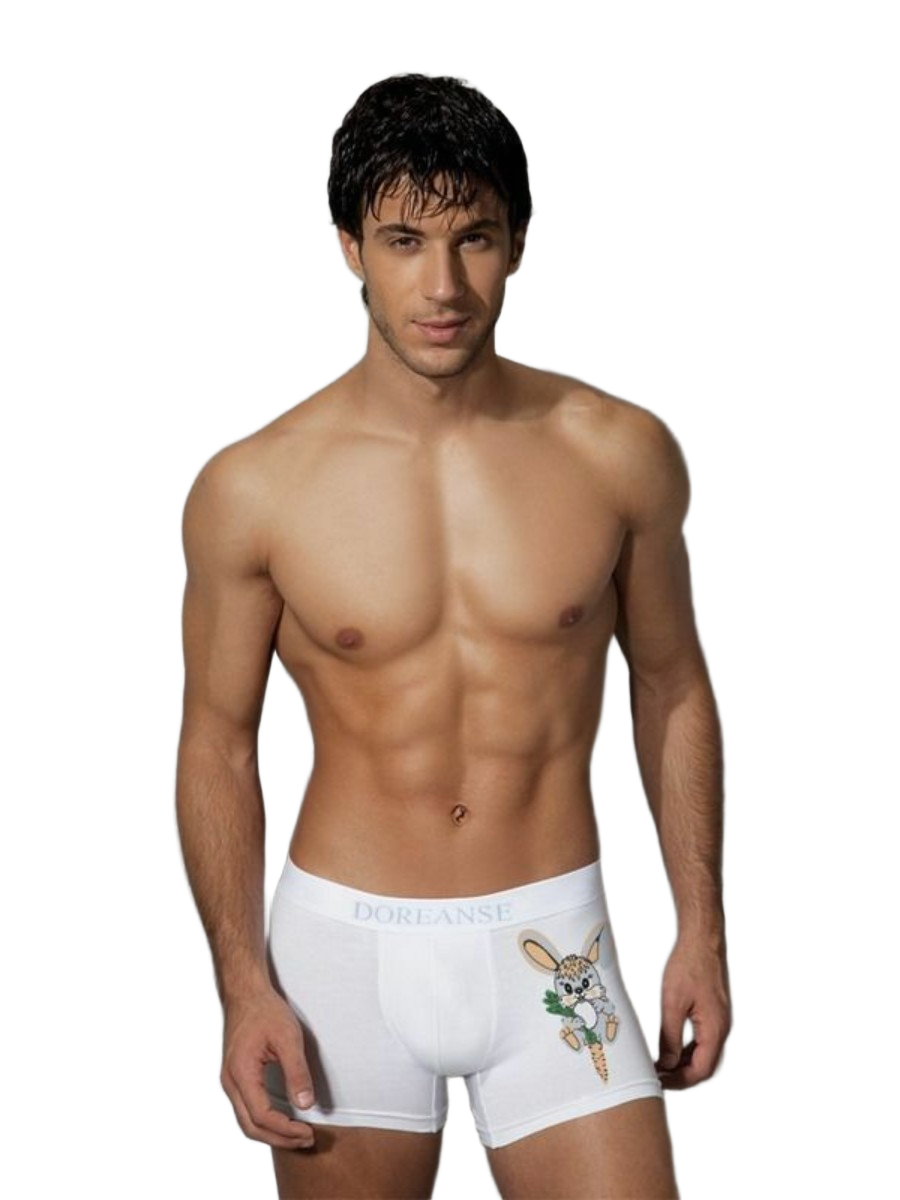Боксеры Doreanse 1830, мужские, хлопок с лайкрой, размер S(44), белые