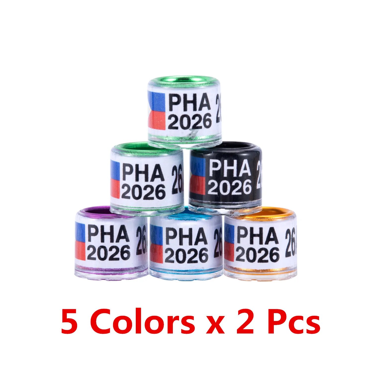 Кольца для ног голубей PHA 2025/2026 10 шт. PHA 2026