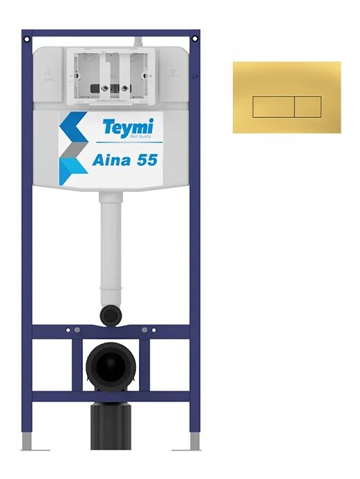 Комплект Инсталляция Teymi Aina T70035 / Кнопка Helmi T70207
