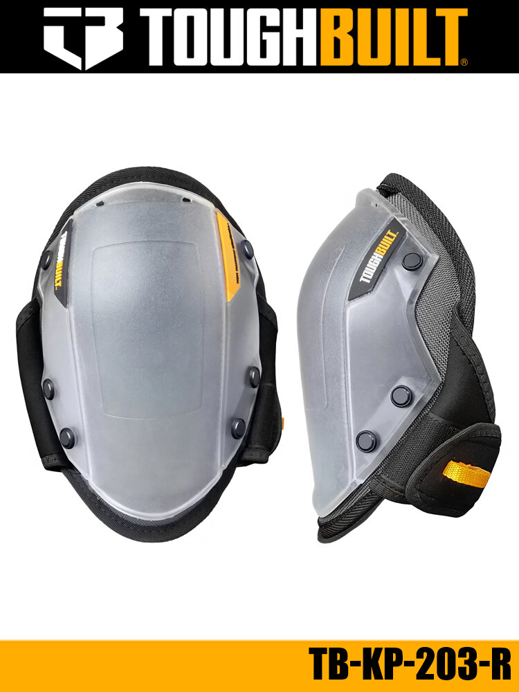 TOUGHBUILT TB-KP-203-R FoamFit Наколенники Non-mark, прочные, с удобной посадкой, эргономичной поддержкой, регулируемыми застежками, защитными инструментами