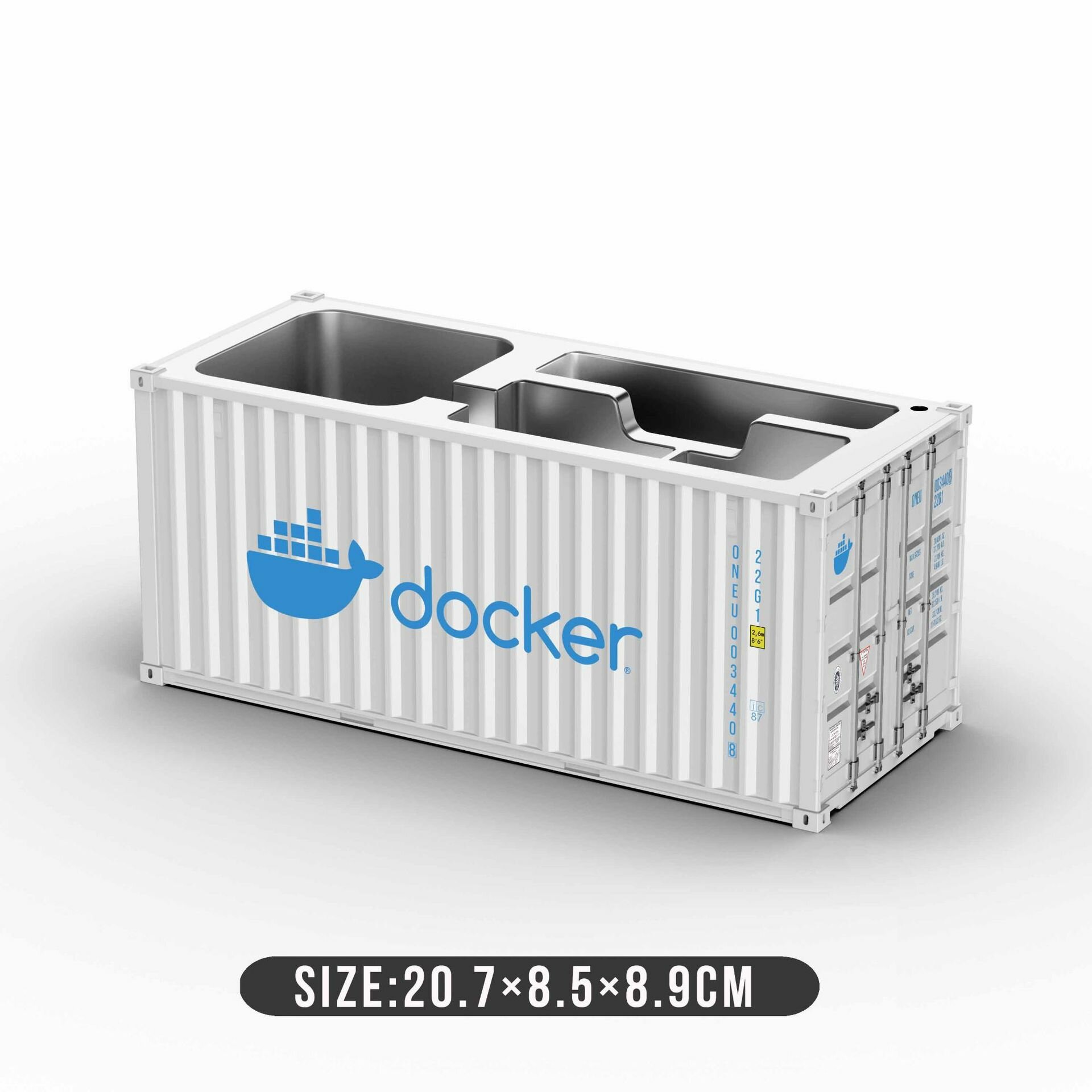 Простая модель контейнера с опциональной печатью логотипа, многофункциональный держатель для ручек, подарочная коробка для хранения канцелярии