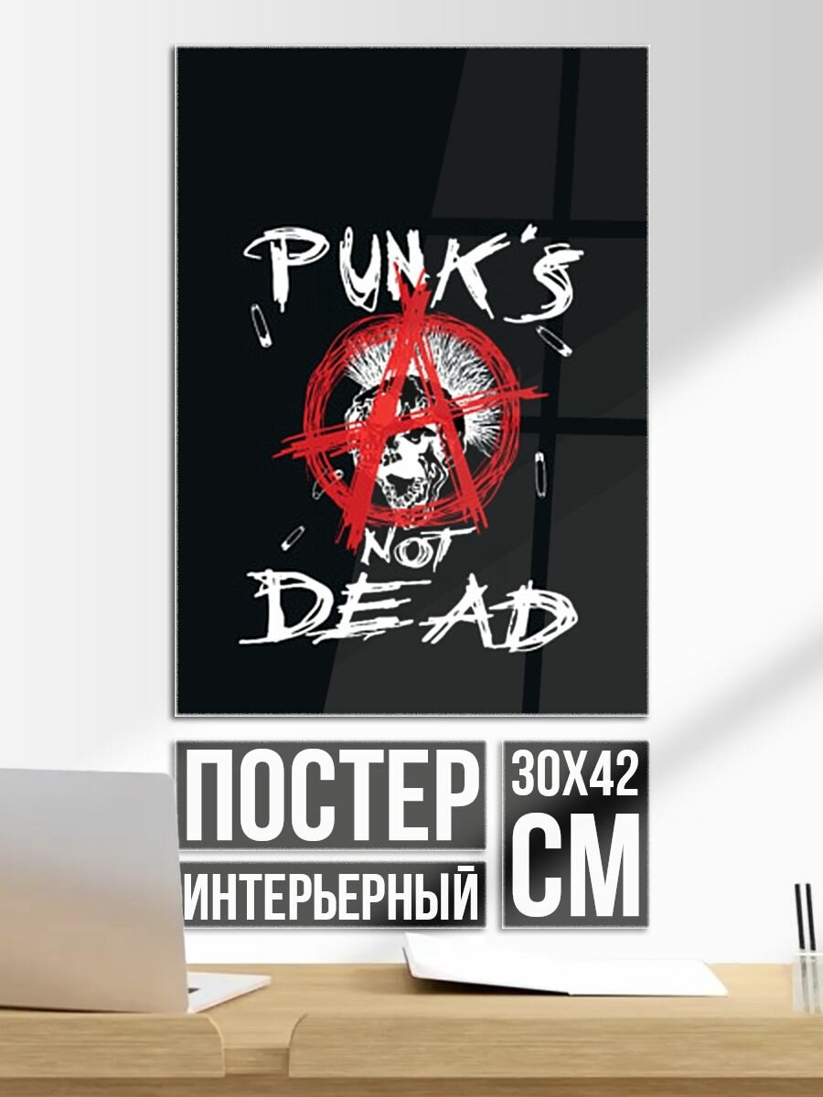 Постер на стену Punk's Not Dead Анархия