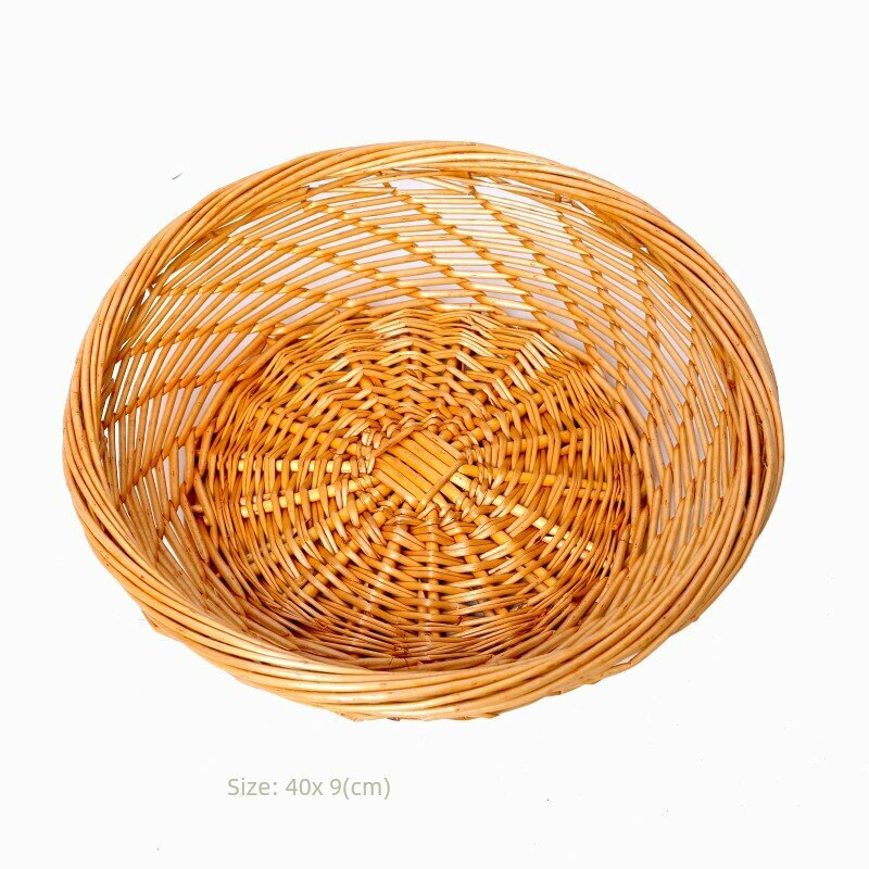 Плетеная корзина для фруктов, корзина для хлеба, плетеная корзина для закусок, тарелка для закусок, корзина для