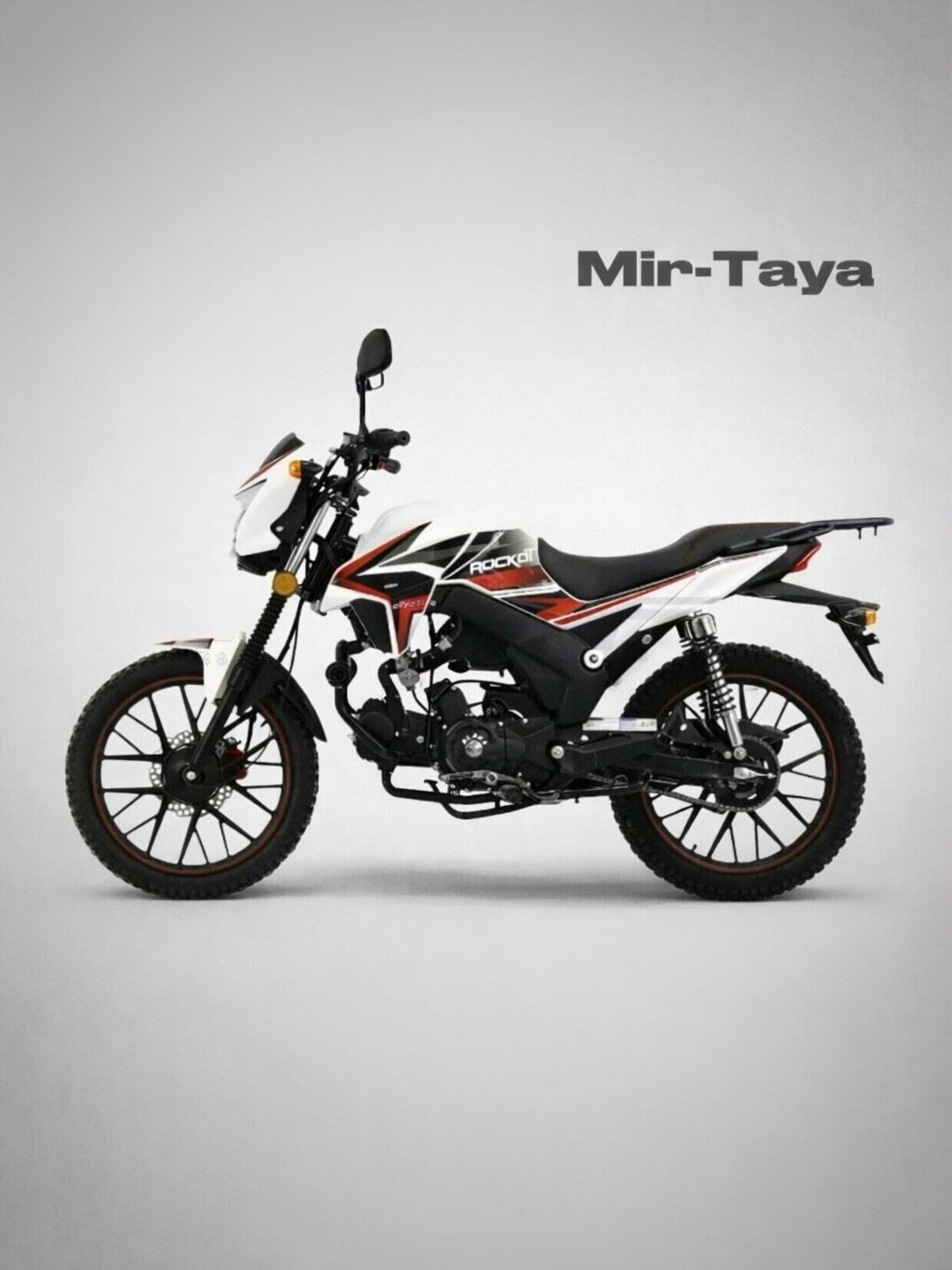 Мопед ROCKOT "ALPHA CITY M-12", 120 кубов, максимальная скорость 90 км/ч,(белый)