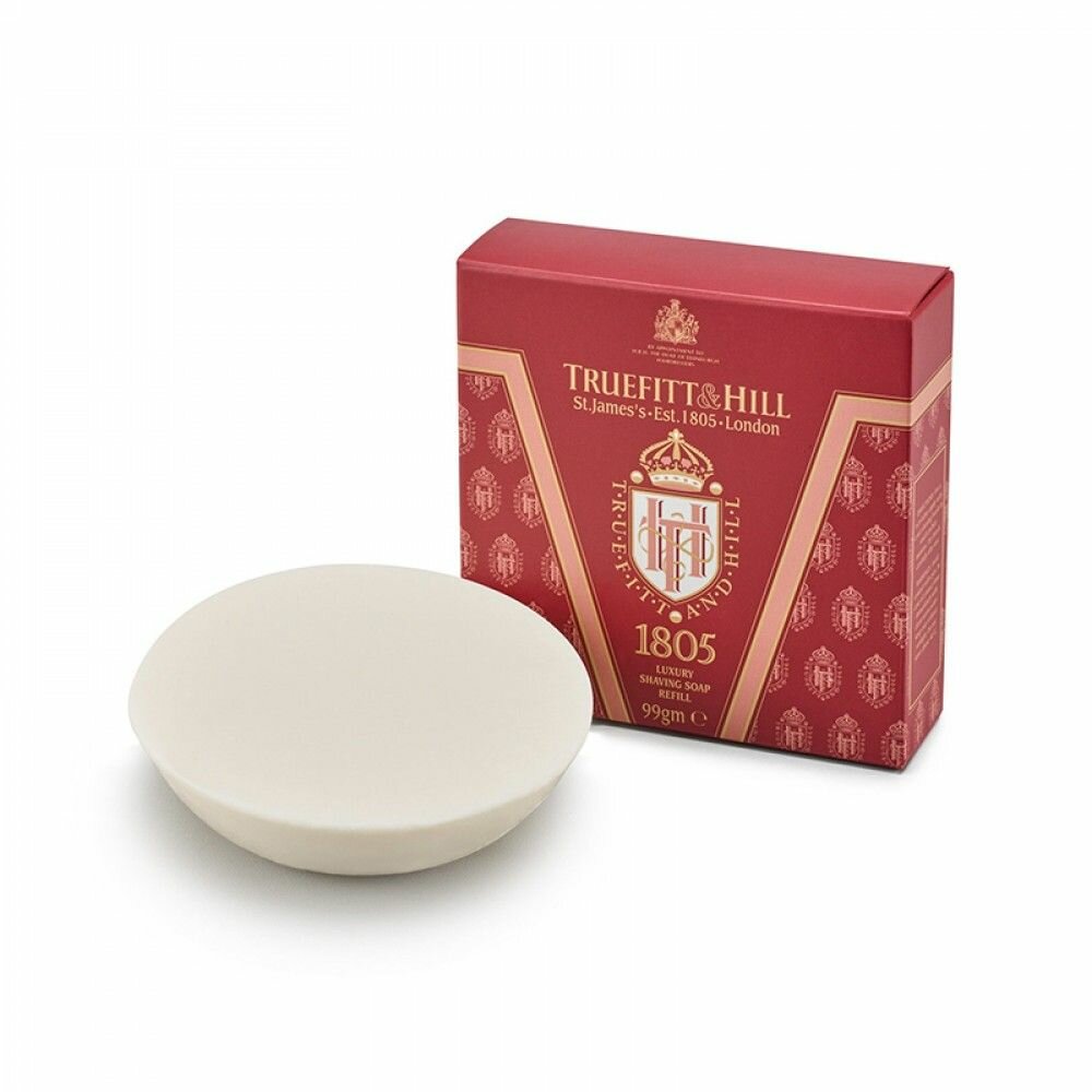 Truefitt & Hill 1805 Люкс-мыло для бритья (запасной блок для деревянной чаши)