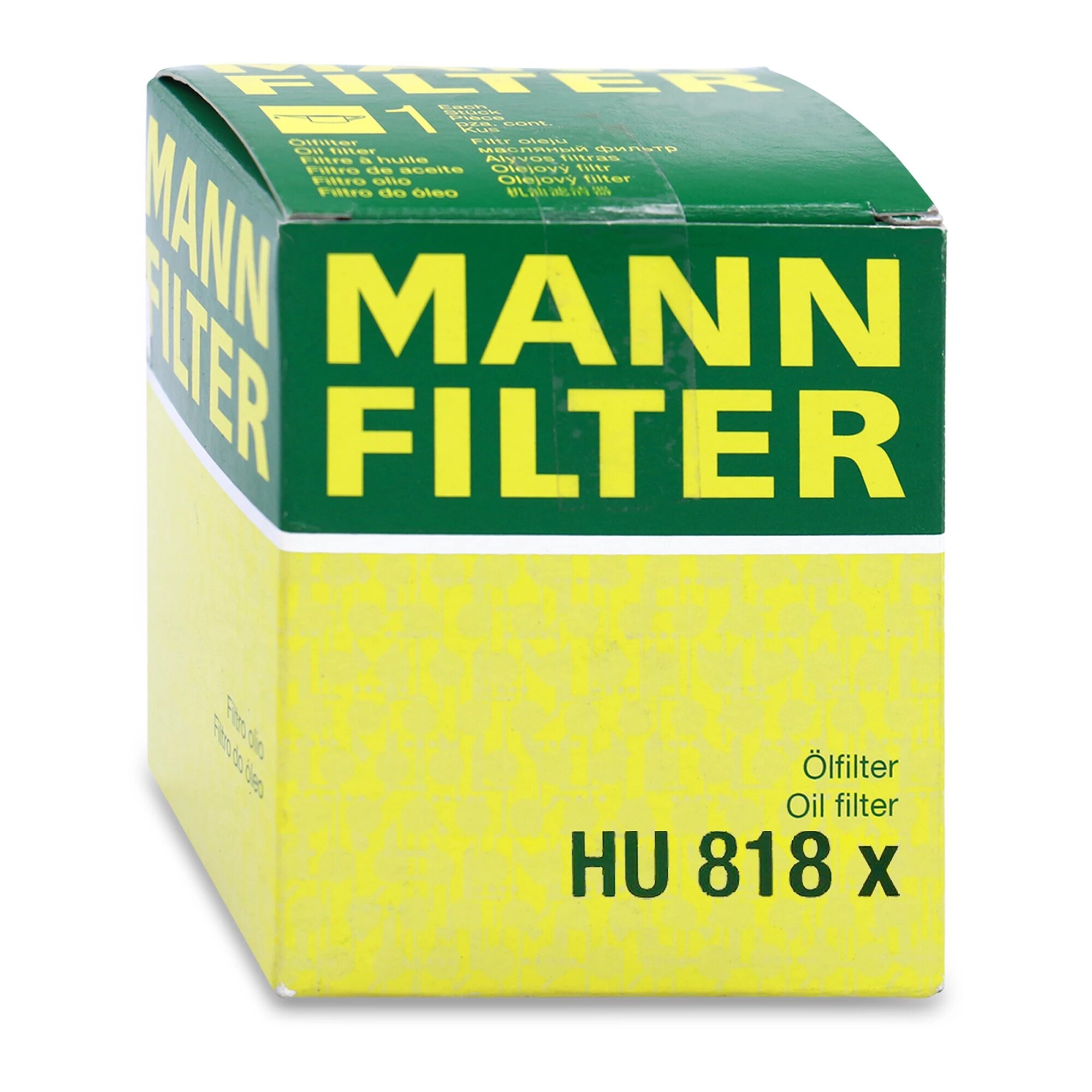 Фильтр масляный MANN-FILTER HU 818 X
