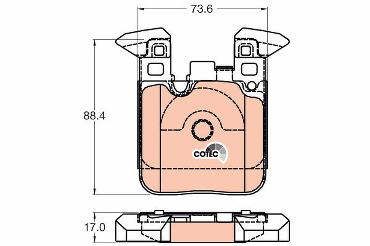 Колодки задние BMW 1(F20)/2(F22)/3(F30)/4(F32) Spo