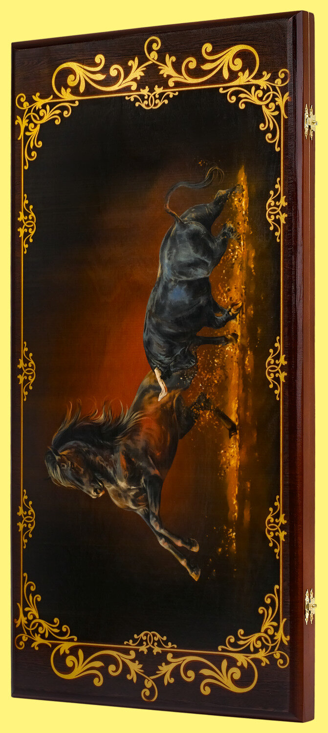 Нарды, шашки Коррида (большие)