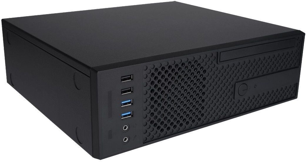 Корпус Slim Desktop INWIN CJ708BL IP-S265AU7-2 80plus Bronze, U3*2+U2*2+A(HD)+TYPE 3.1C + FAN 80*15mm + intrusion switch INWIN Slim Case