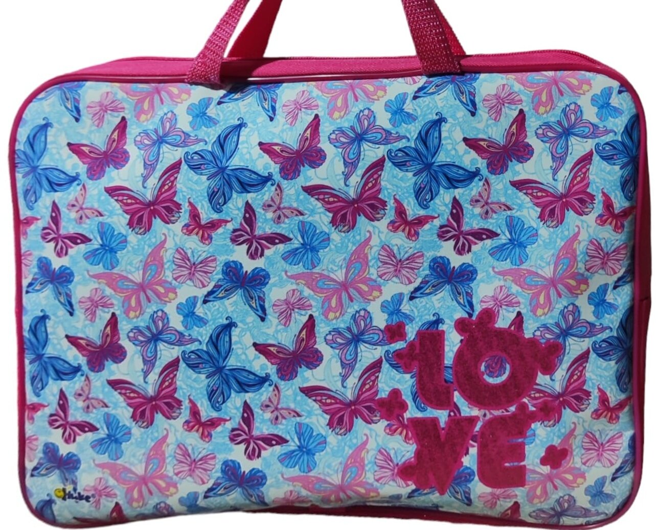 Папка-сумка с ручками А4 текстильная для тетрадей, труда, изо, 1 отделение 350*265*45мм