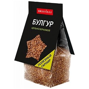 Булгур BRAVOLLI цельнозерновой 350г
